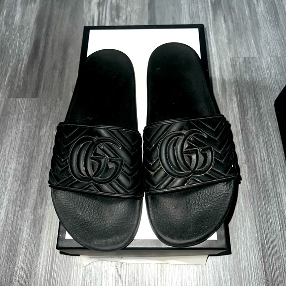 Gucci | Shoes | Gucci Quilted Matelass Slides | Poshmark